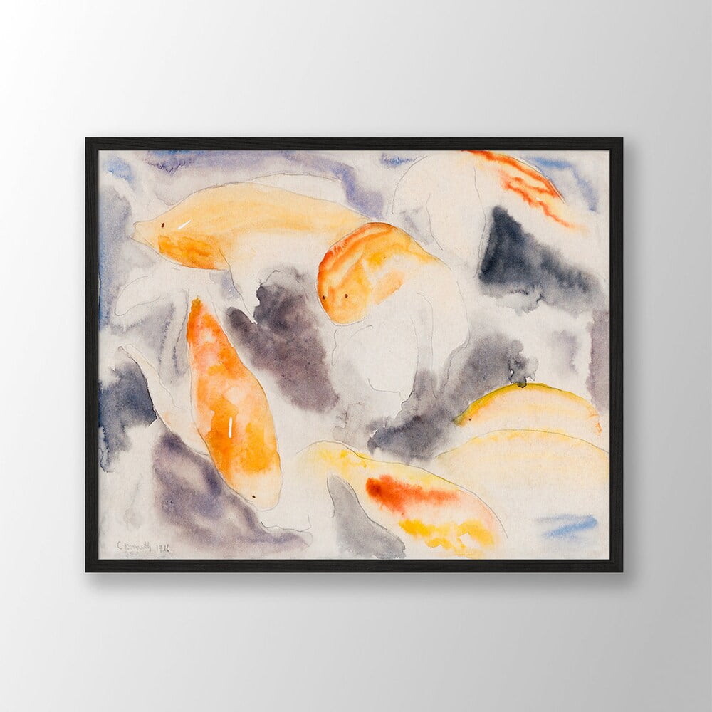 Charles Demuth Print - Fish Series Watercolor Style Fish Print Abstract ...