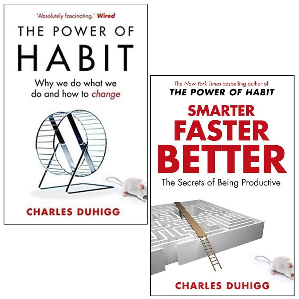 Charles Duhigg Collection 2 Books Set (The Power of Habit, Smarter ...