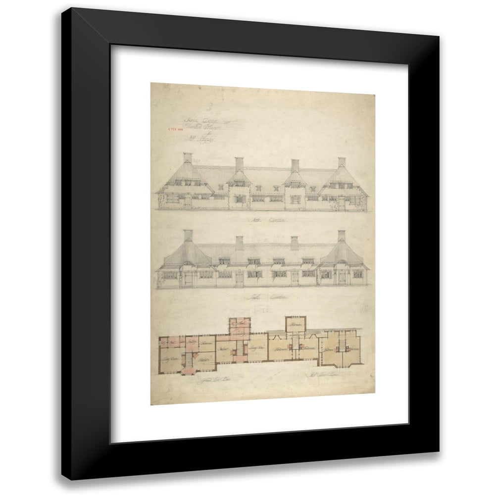 Charles Edward Mallows 17x24 Black Modern Framed Museum Art Print ...