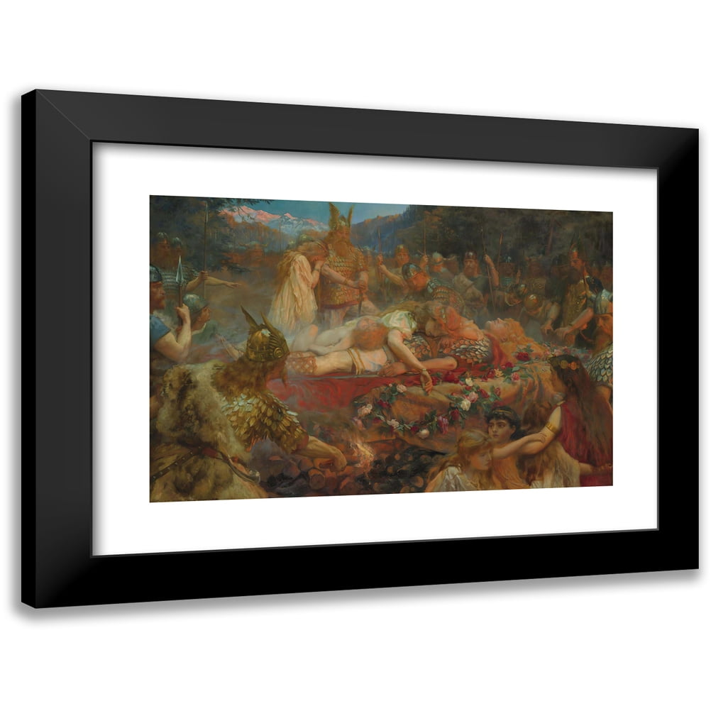 Charles Ernest Butler 24x17 Black Modern Framed Museum Art Print Titled ...