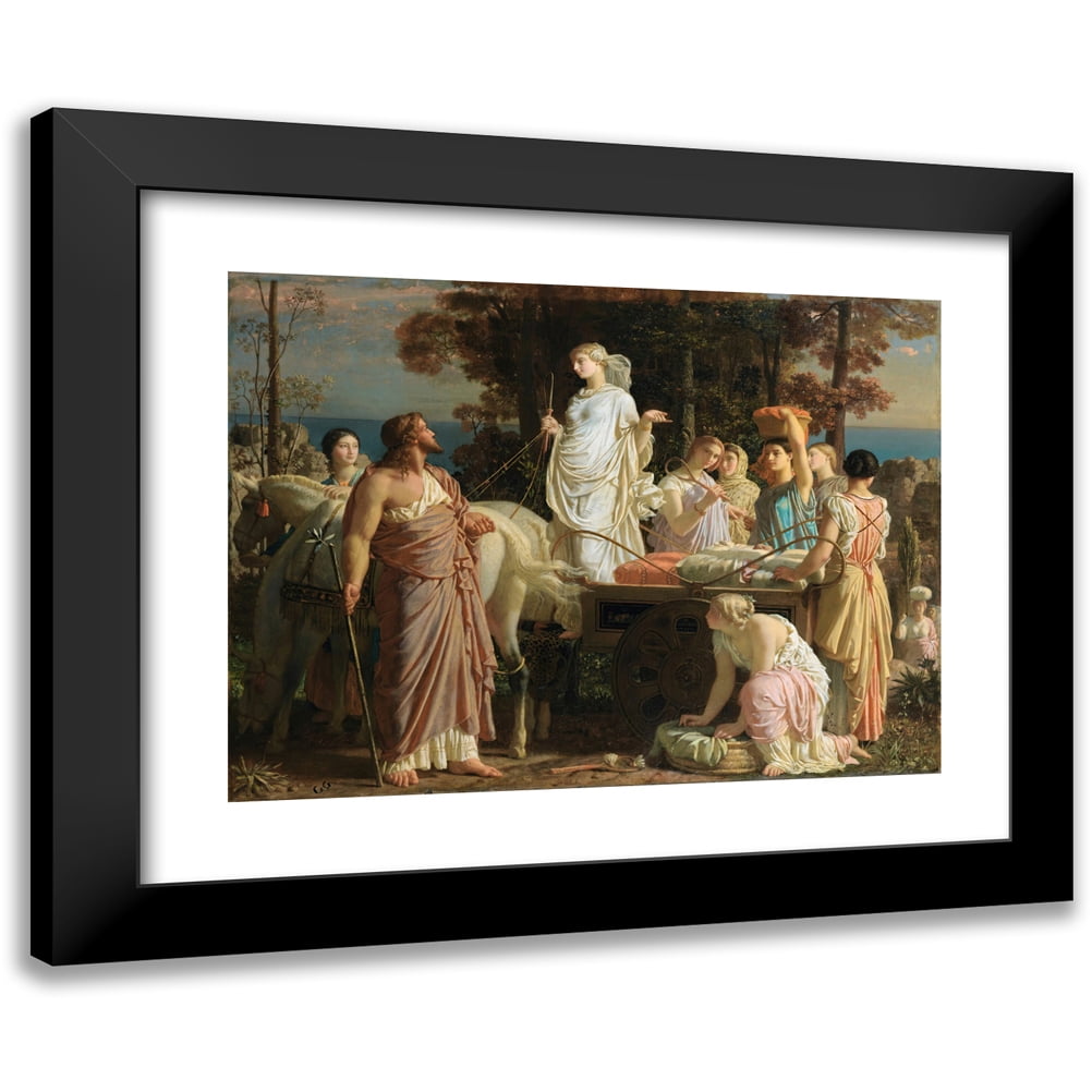 Charles Gleyre 24x19 Black Modern Framed Museum Art Print Titled ...