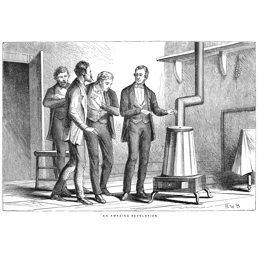 Charles Goodyear N(1800-1860). American Inventor. Goodyear Explaining ...