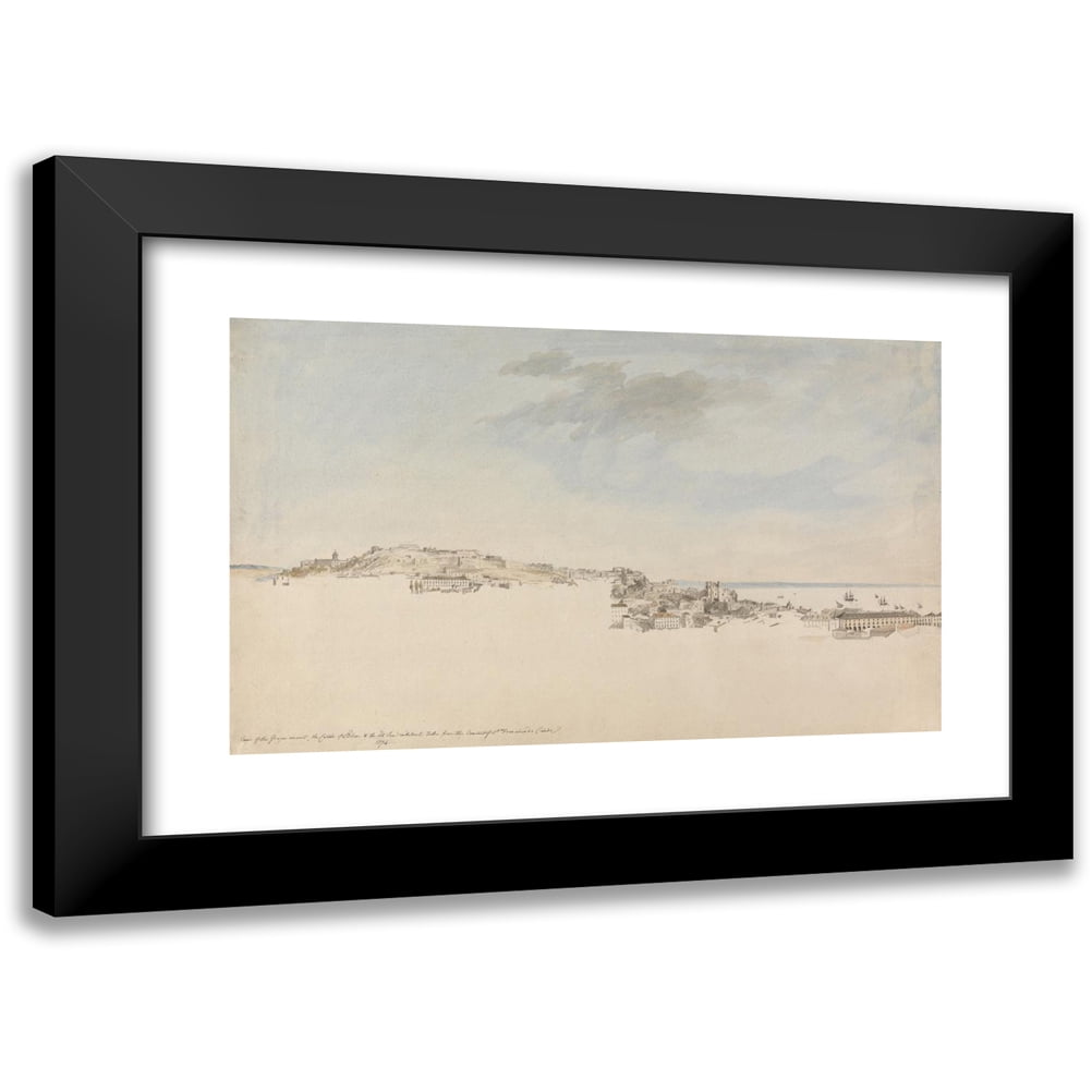 Charles Gore 14x11 Black Modern Framed Museum Art Print Titled - Lisbon ...