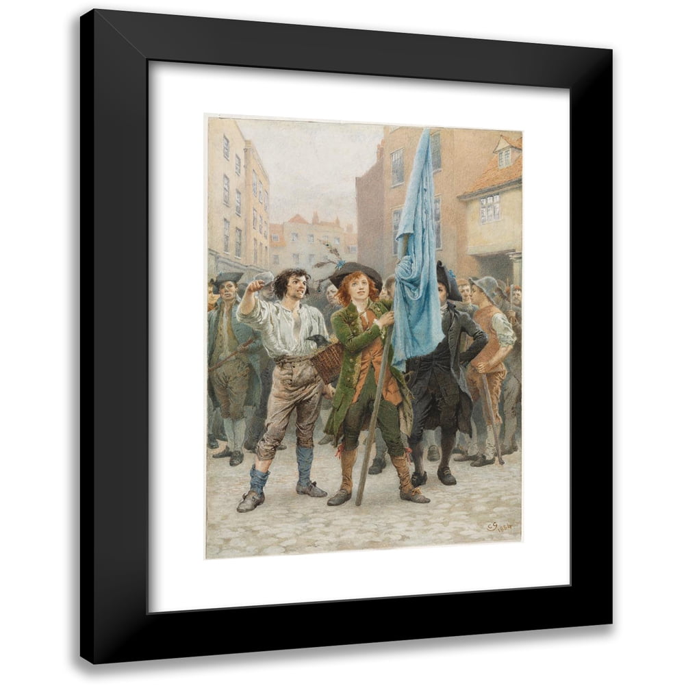 Charles Green 14x18 Black Modern Framed Museum Art Print Titled ...