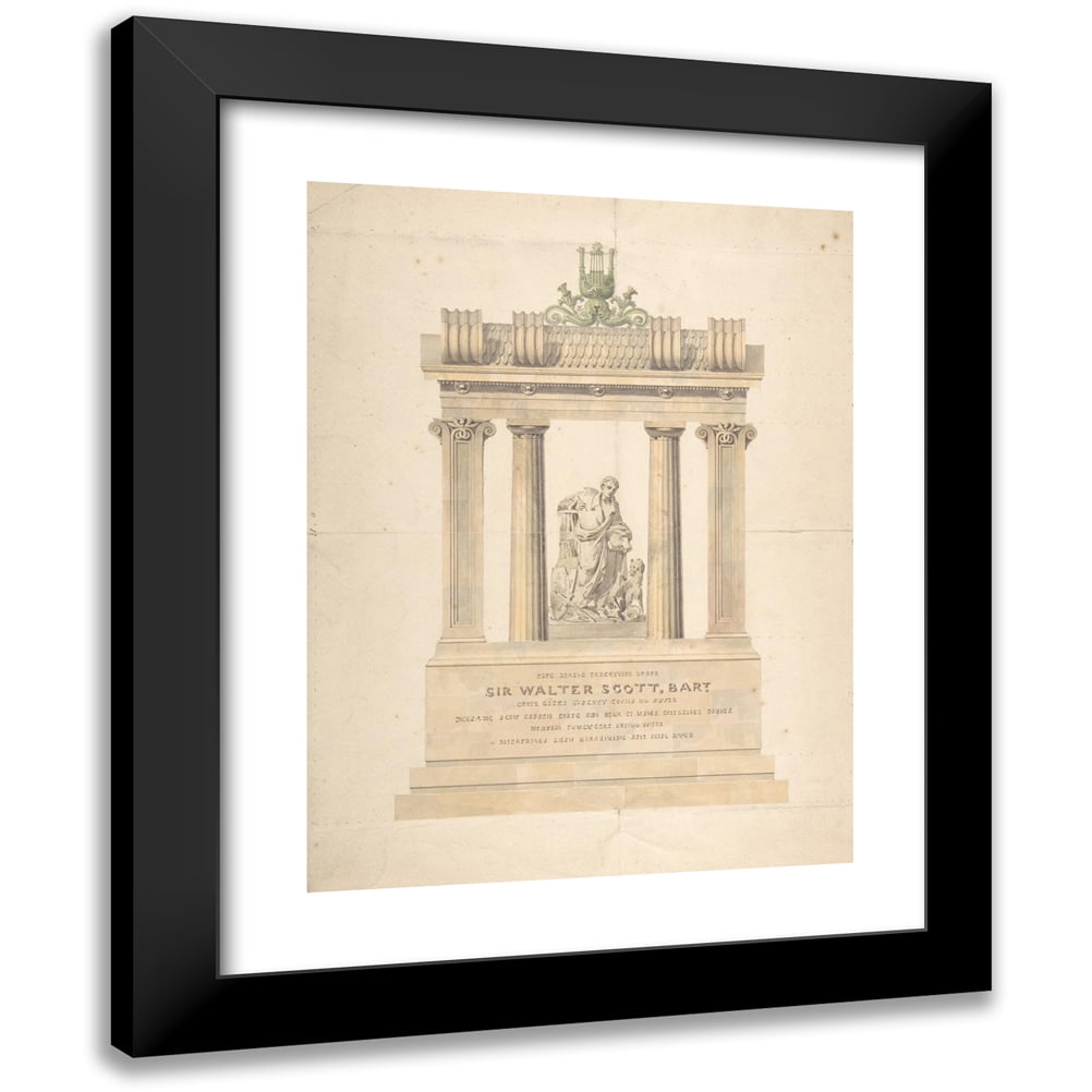 Charles Harriott Smith 12x14 Black Modern Framed Museum Art Print ...