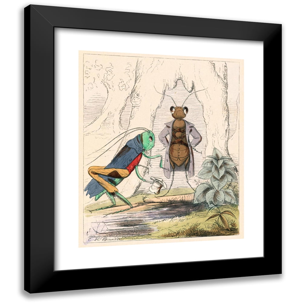 Charles Henry Bennett 12x14 Black Modern Framed Museum Art Print Titled ...