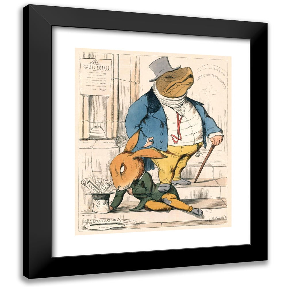 Charles Henry Bennett 12x14 Black Modern Framed Museum Art Print Titled ...