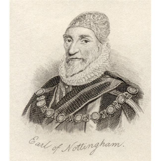 Charles Howard 1St Earl of Nottingham Aka 2Nd Baron Howard of Effingham ...