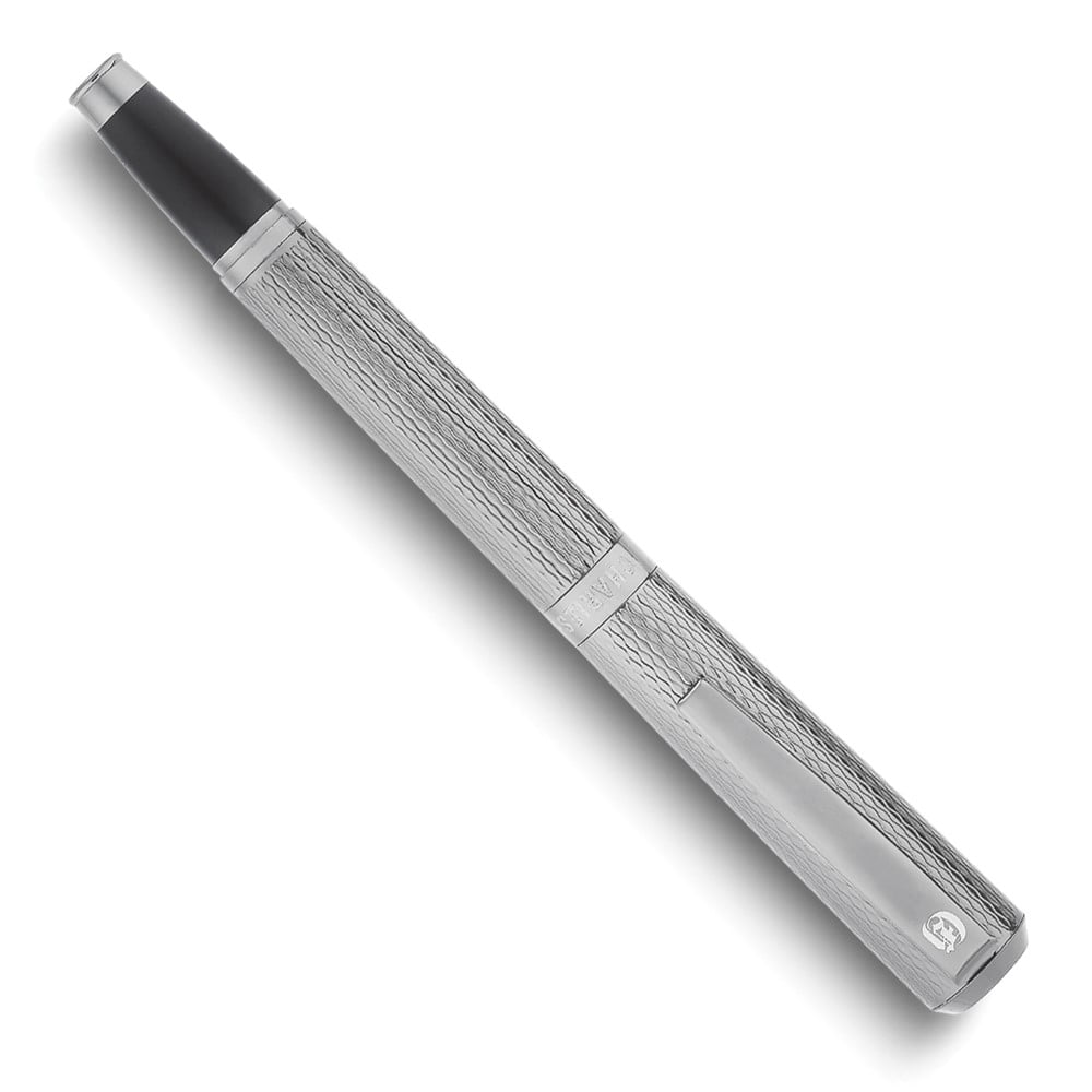 Charles Hubert Gunmetal Textured Art Deco Fountain Pen QGM18981 ...