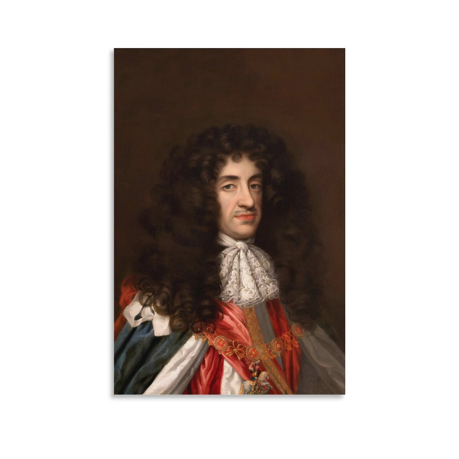 Charles II Poster Painting On Canvas Wall Art Poster Scroll Picture ...