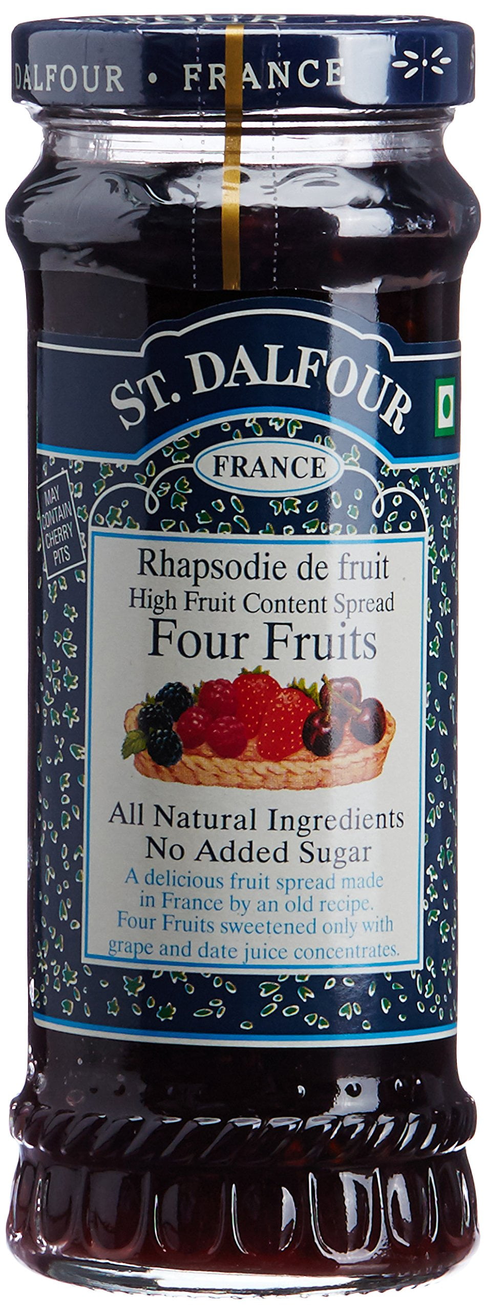 Charles Jacquin-St.Dalfour Consrv, 4 Fruits, 100%Fruit, 10-Ounce (Pack ...