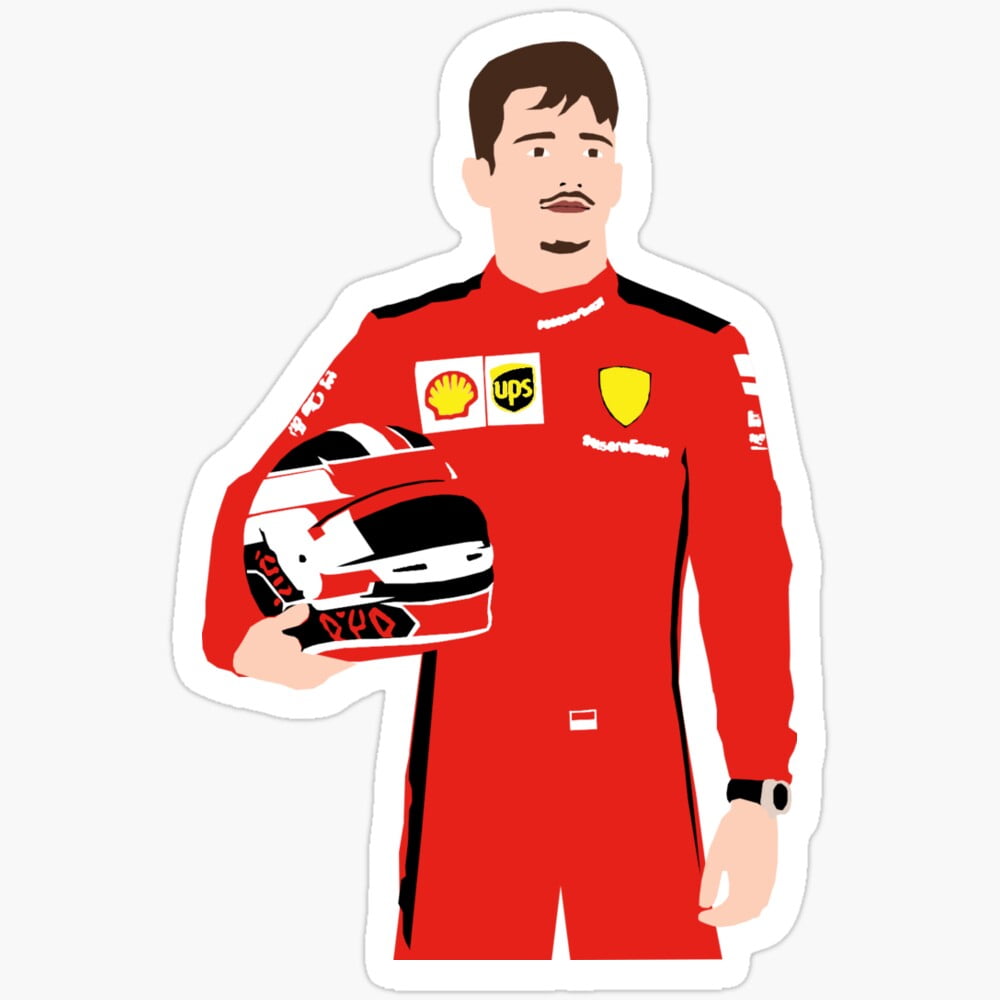 Charles Leclerc F1 Sticker Phone Decal Water Bottle Stickers Car Decals ...