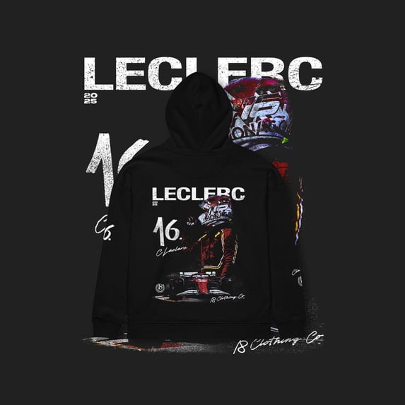 Charles Leclerc Ferrari Hoodie: Leclerc 16 Gift, Vintage Charles ...