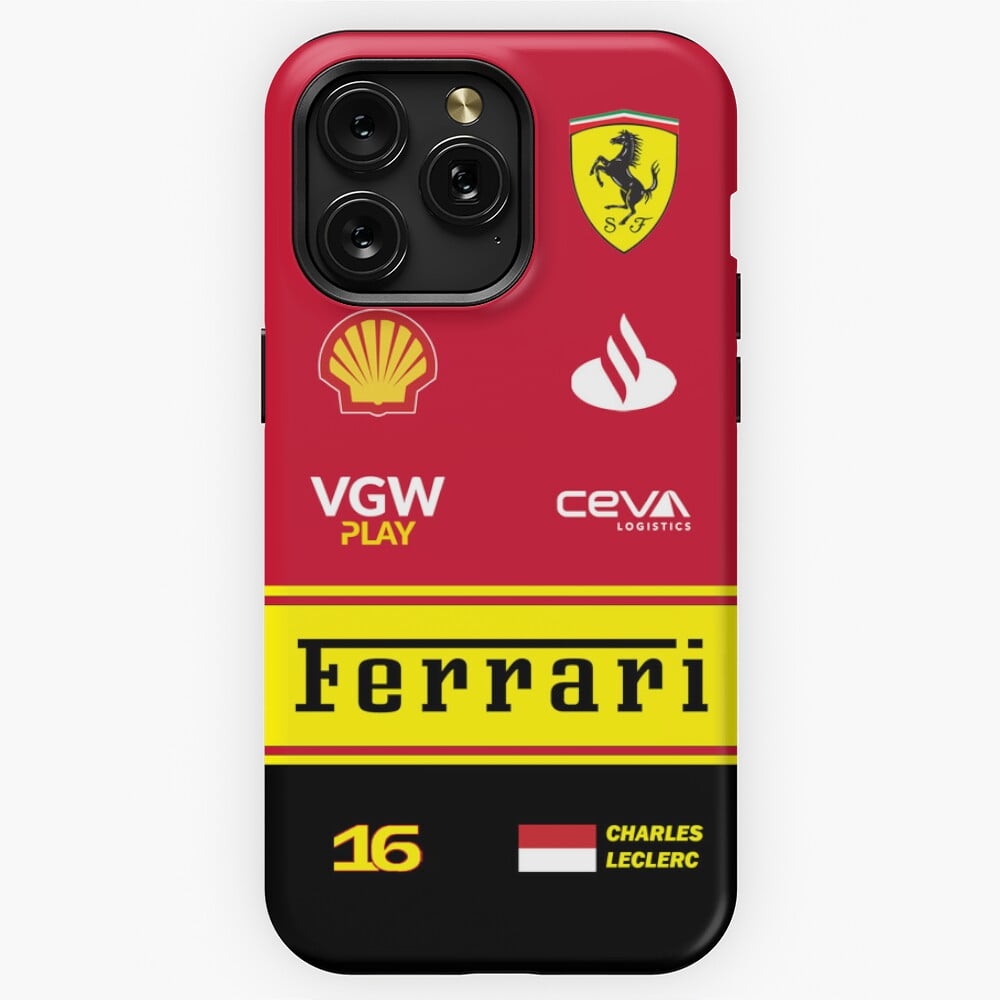 Charles Leclerc Racing Car Inspired Graphic iPhone Case 17 to 11 Pro ...