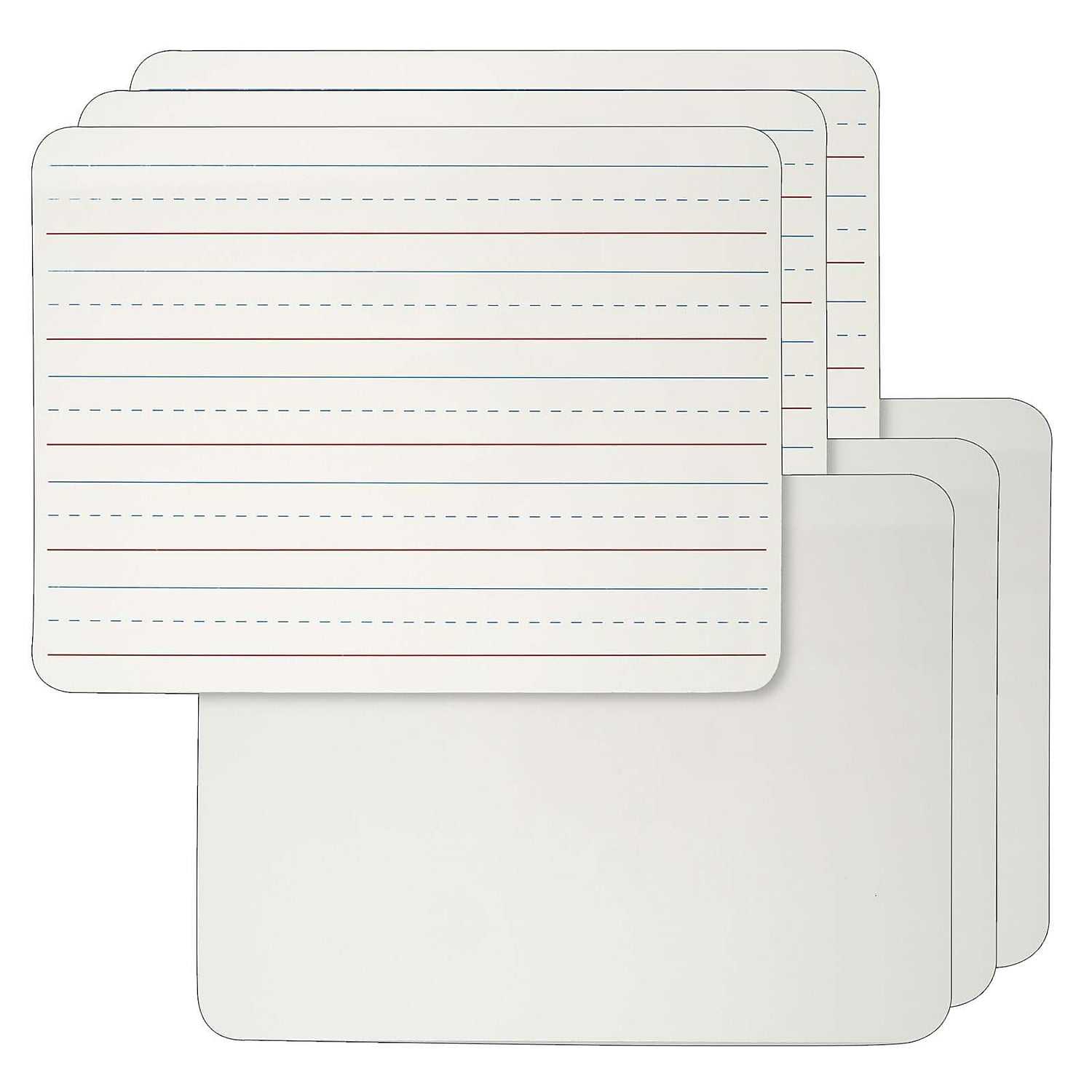 Charles Leonard Dry Erase Board, 2 Sided Lined and Plain, 9 Inch x 12 ...