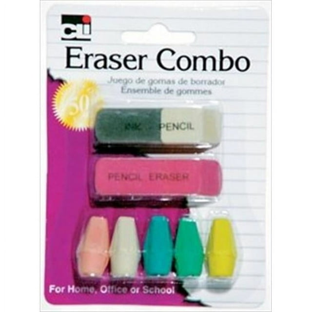 Charles Leonard Eraser - Combo Pack (Pen/Ink Pink and Caps) - 7/Card ...