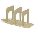 CLI 5.8" Wide Steel Bookends Tan 2/Set 3 Sets CHL87945-3 - Walmart.com