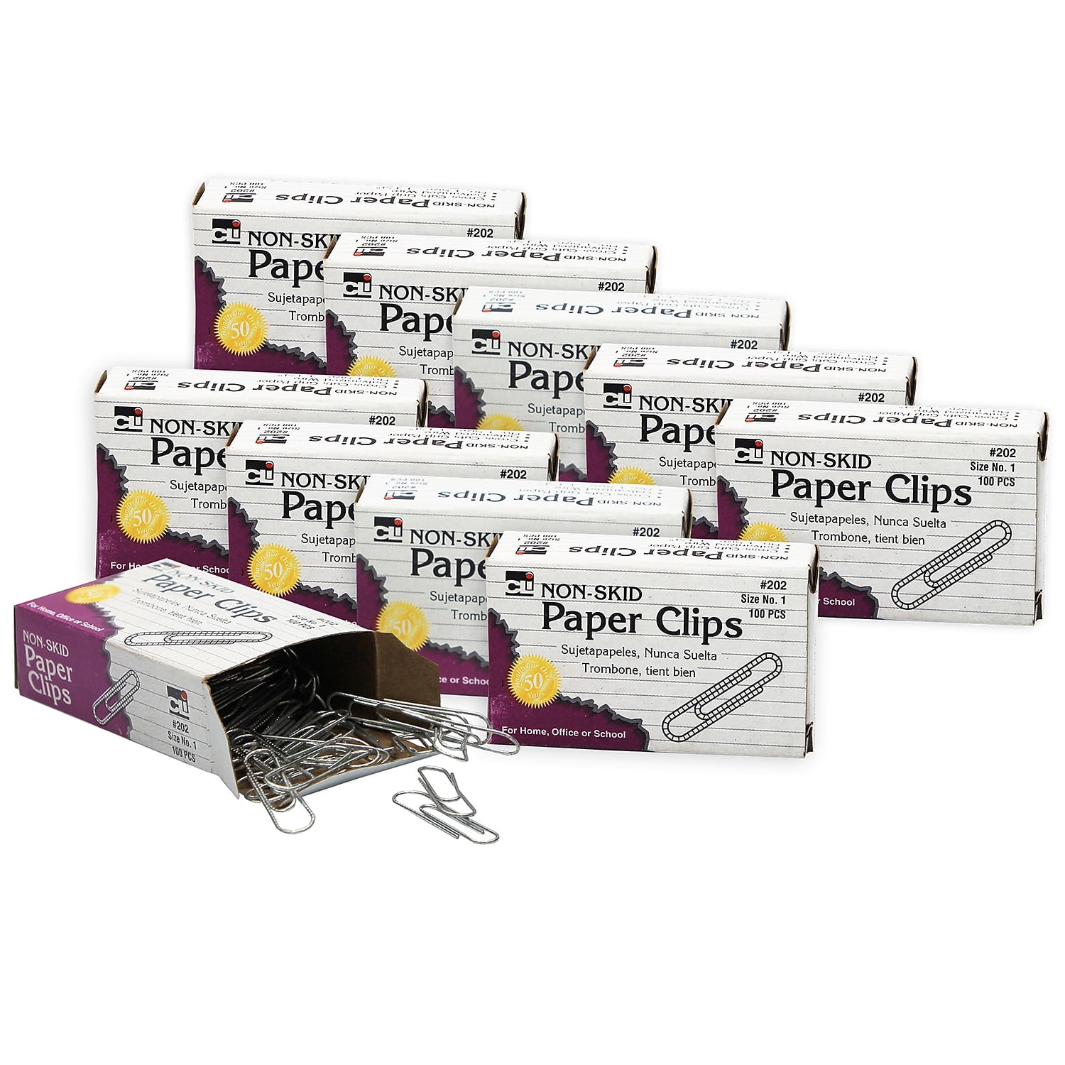 Charles Leonard Paper Clips - Organize Documents for Offices - Walmart ...