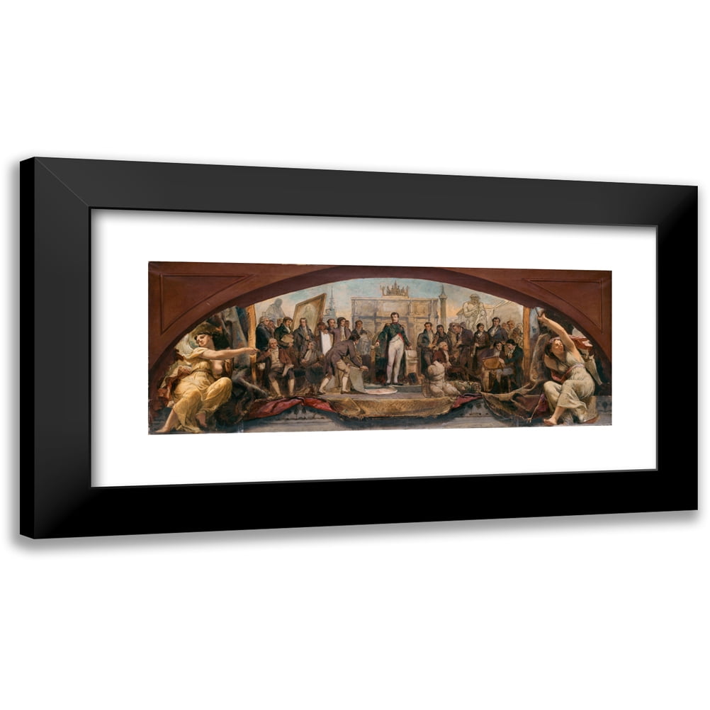 Charles Louis Müller 14x8 Black Modern Framed Museum Art Print Titled ...