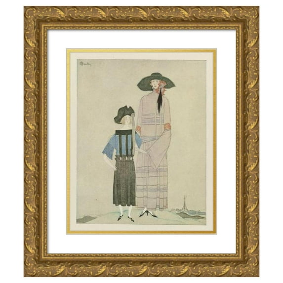 Charles Martin 20x24 Gold Ornate Framed and Double Matted Museum Art ...