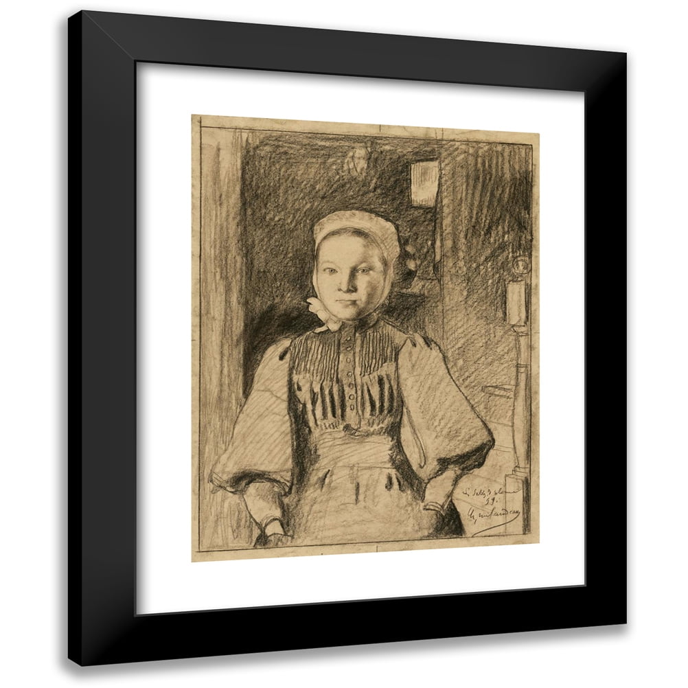 Charles Milcendeau 12x14 Black Modern Framed Museum Art Print Titled ...