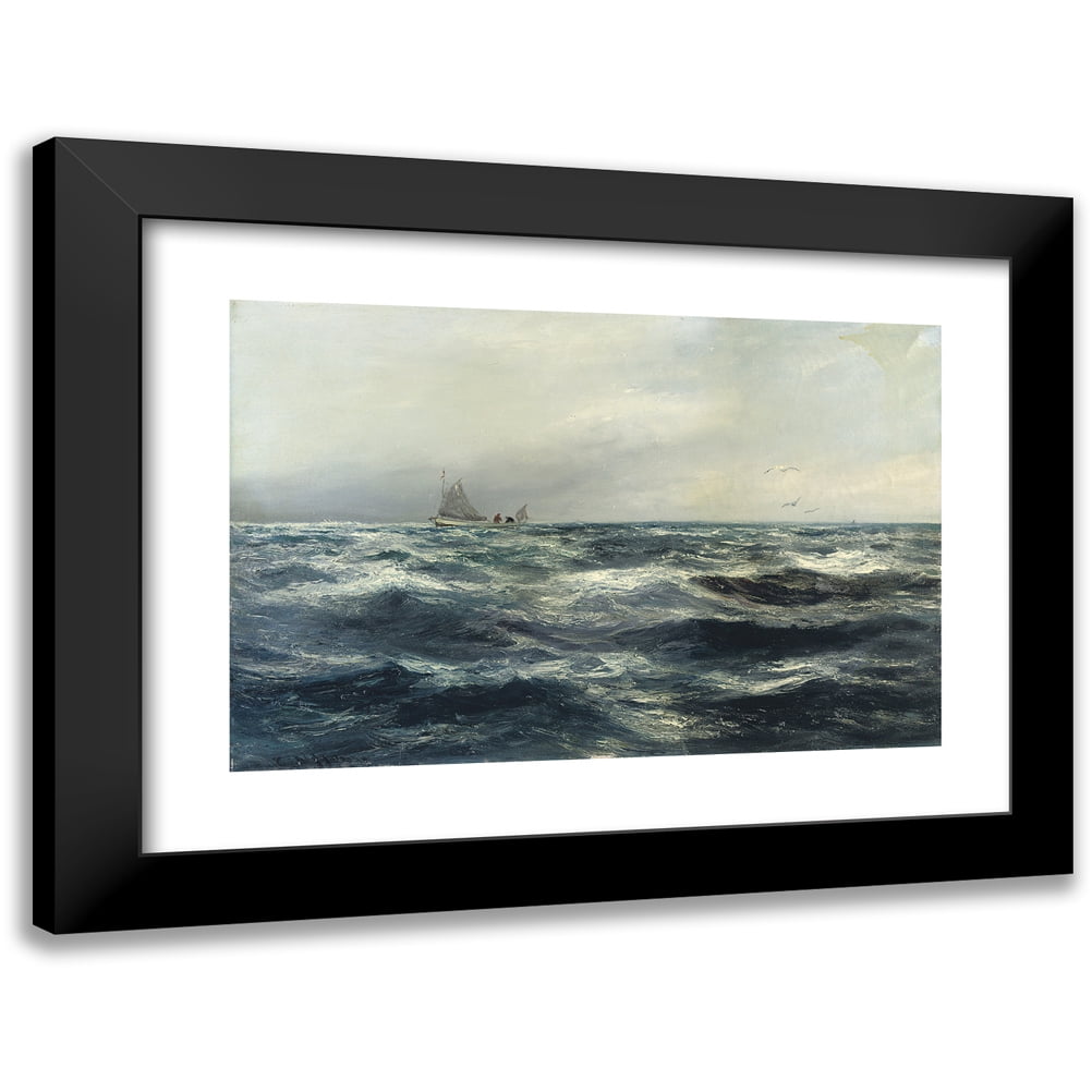 Charles Napier Hemy 14x11 Black Modern Framed Museum Art Print Titled ...