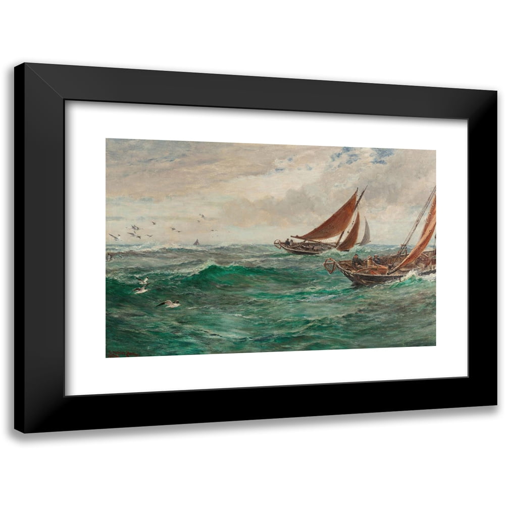 Charles Napier Hemy 24x17 Black Modern Framed Museum Art Print Titled ...
