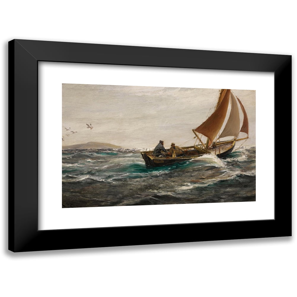 Charles Napier Hemy 24x17 Black Modern Framed Museum Art Print Titled ...