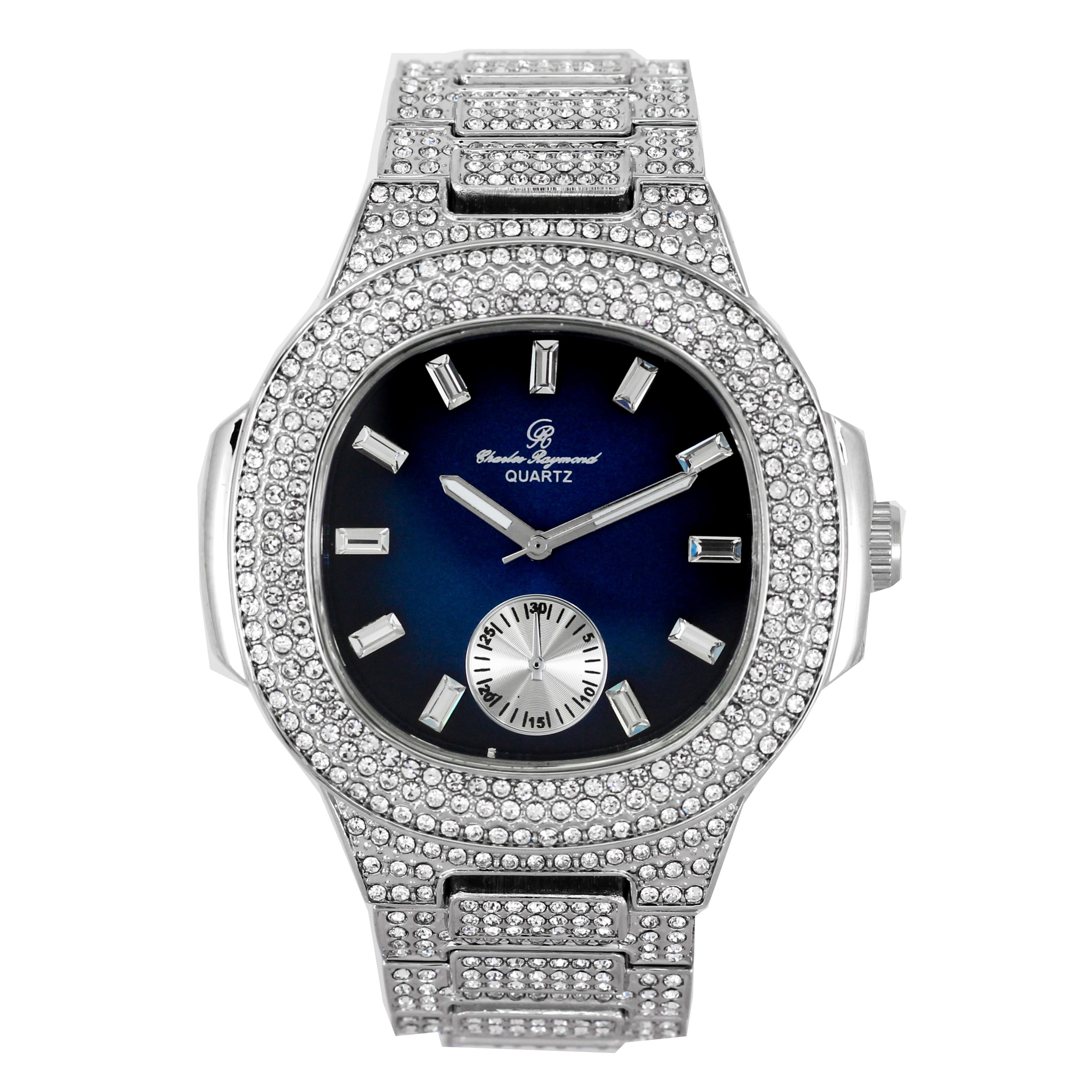 Charles Raymond Bigger is Better Iced Out Oversized Diamonds or Baguette Diamonds for The King ...