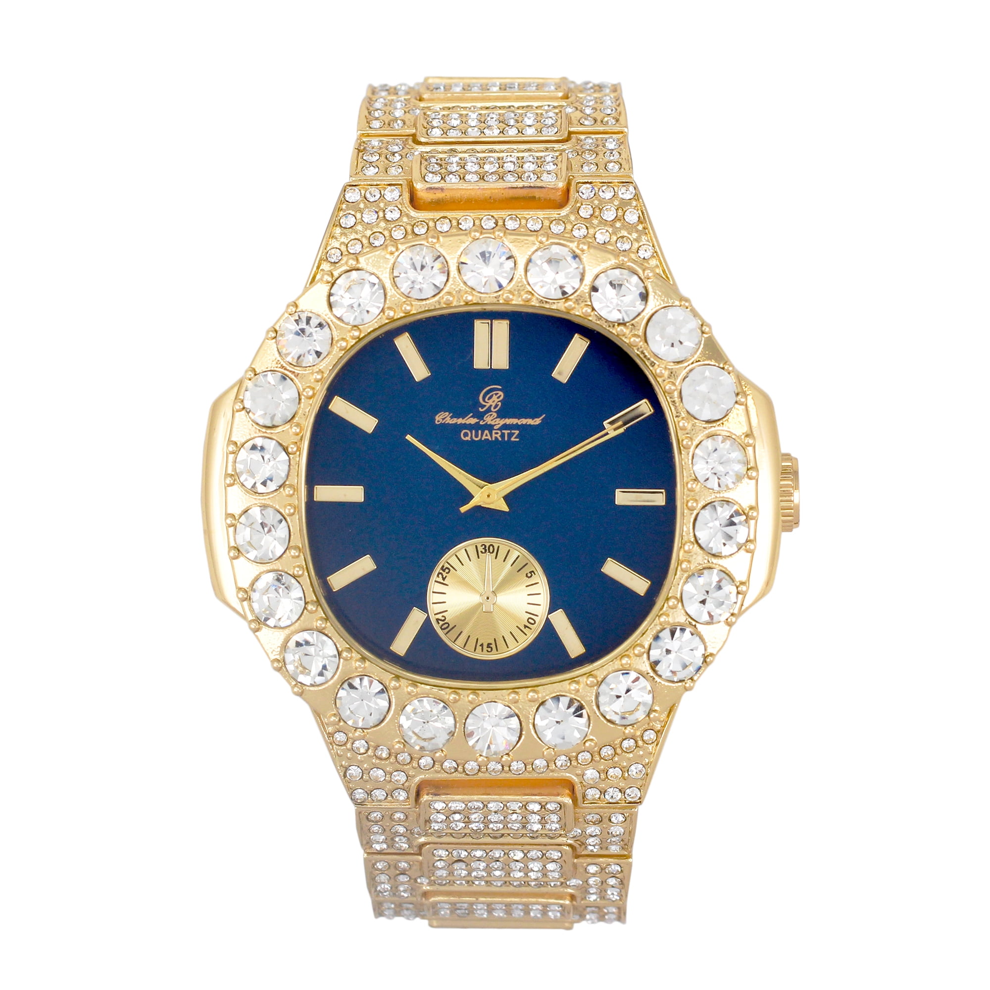 Charles Raymond Bigger is Better Iced out Oversized Hip Hop Diamonds or Baguette Diamonds for ...
