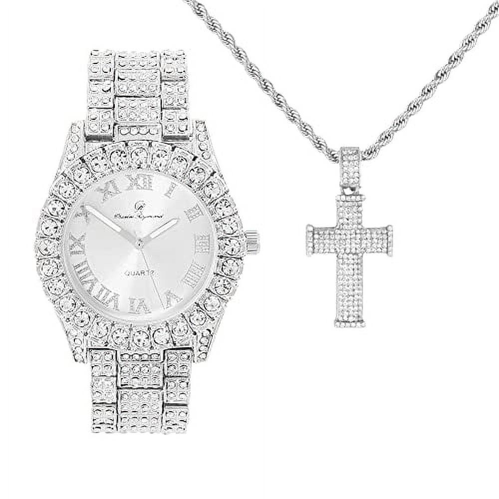 Charles Raymond Bling-ed Out Rapper Favorites - Ice'd Pendant with Gold ...
