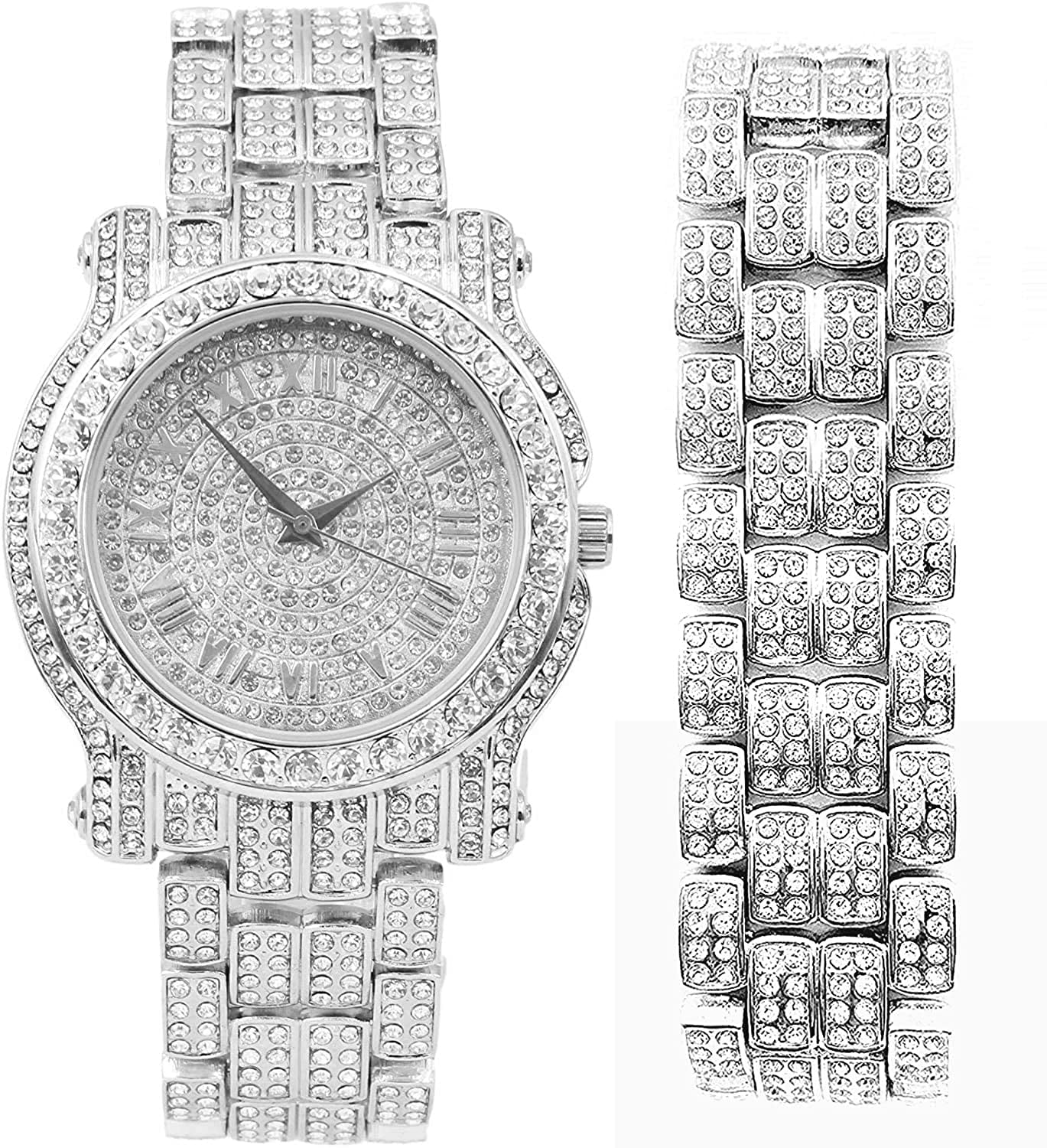 Charles Raymond Blinged Out Ultimate Gold Hip Hop Royalty Mens Iced Out ...