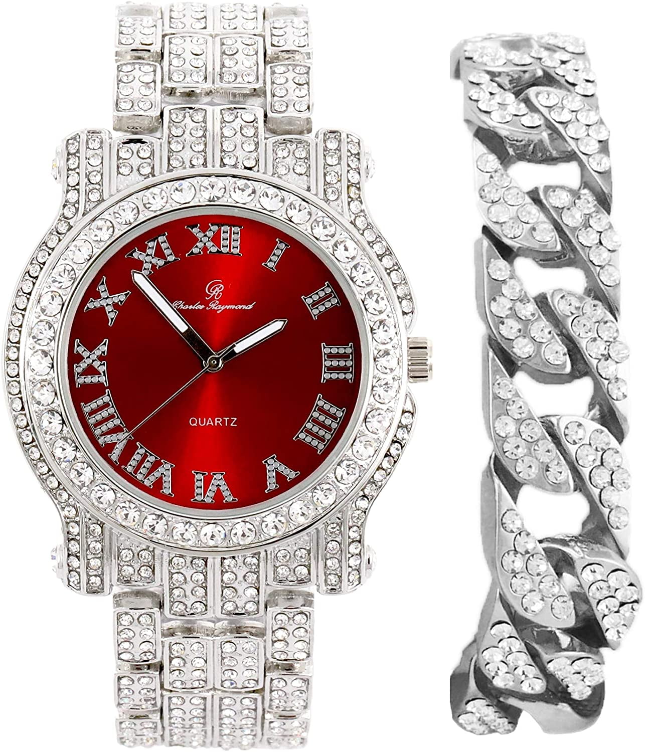 Charles Raymond Blinged Out Ultimate Hip Hop Royalty Mens Iced Out ...