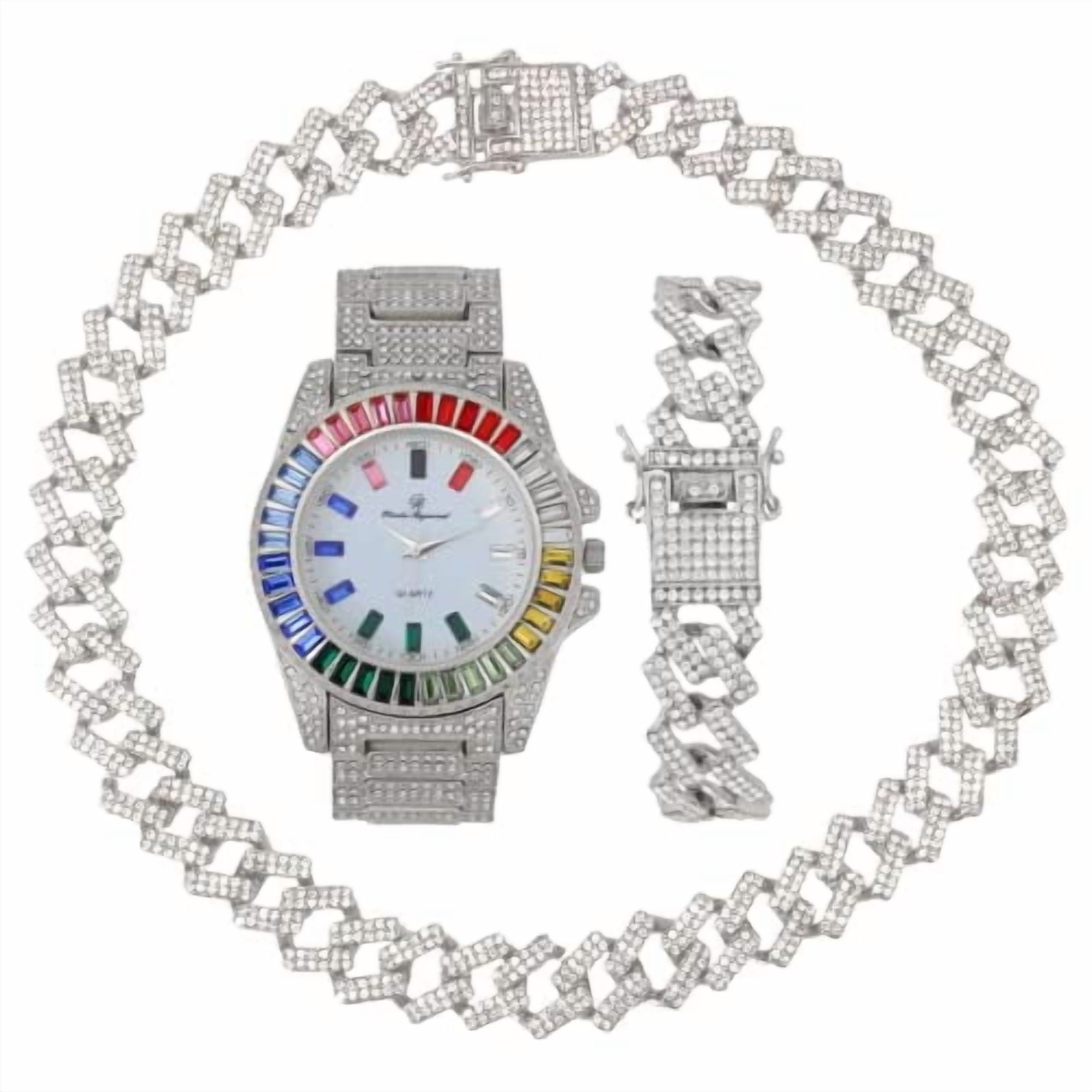 Charles Raymond Iced Out Mens Color on Blast Watch Single or Combo Sets ...