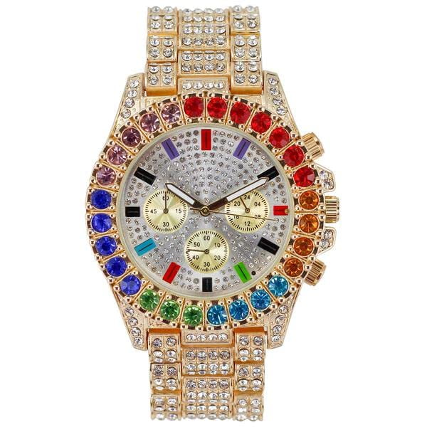 Charles Raymond Iced Out Mens Color on Blast Watch Single or Combo Sets ...