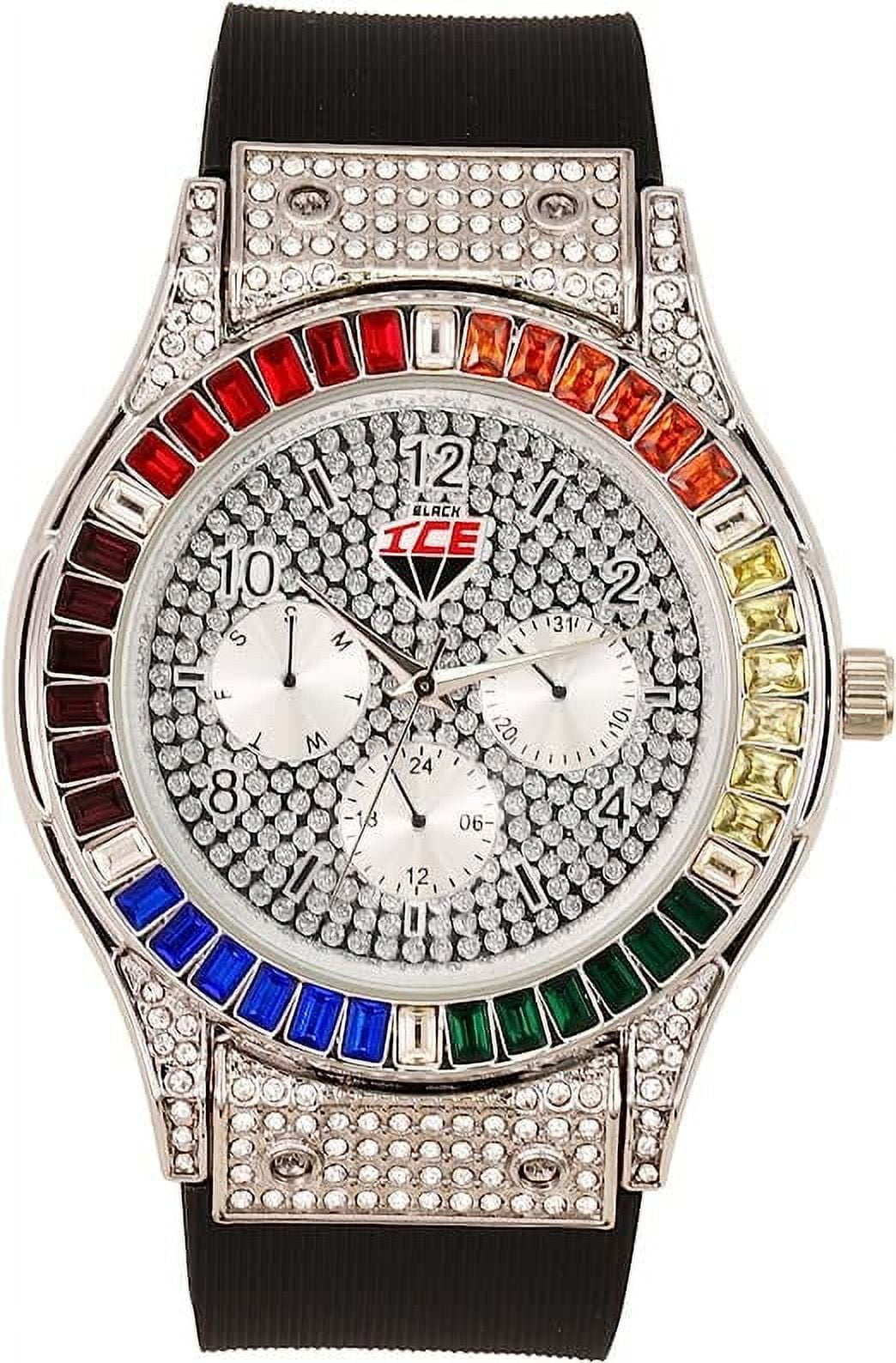 Charles Raymond Iced Out Mens Color on Blast Watch Single or Combo Sets ...