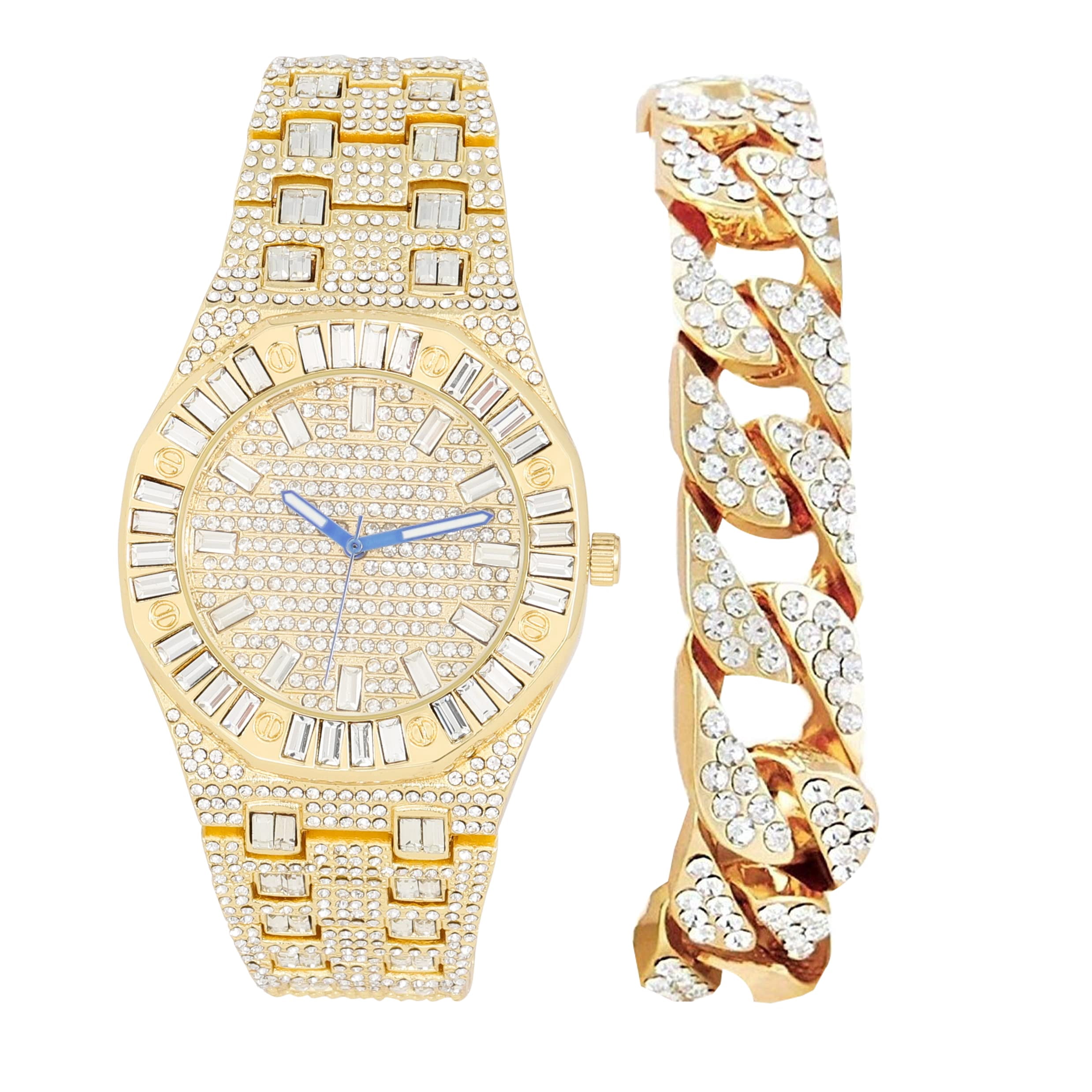 Charles Raymond The Baguette Royal Timepiece Lit with rectangular ...