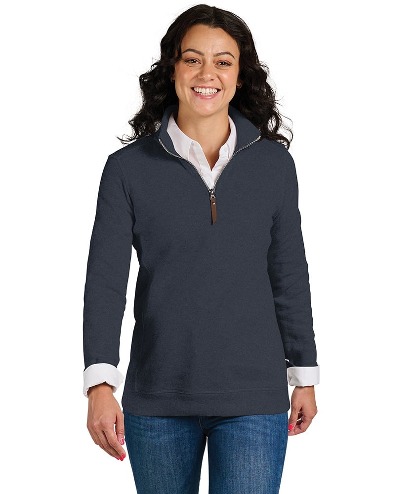 Charles River Apparel 5411 Women's Hudson Quarter Zip Pullover-Navy ...