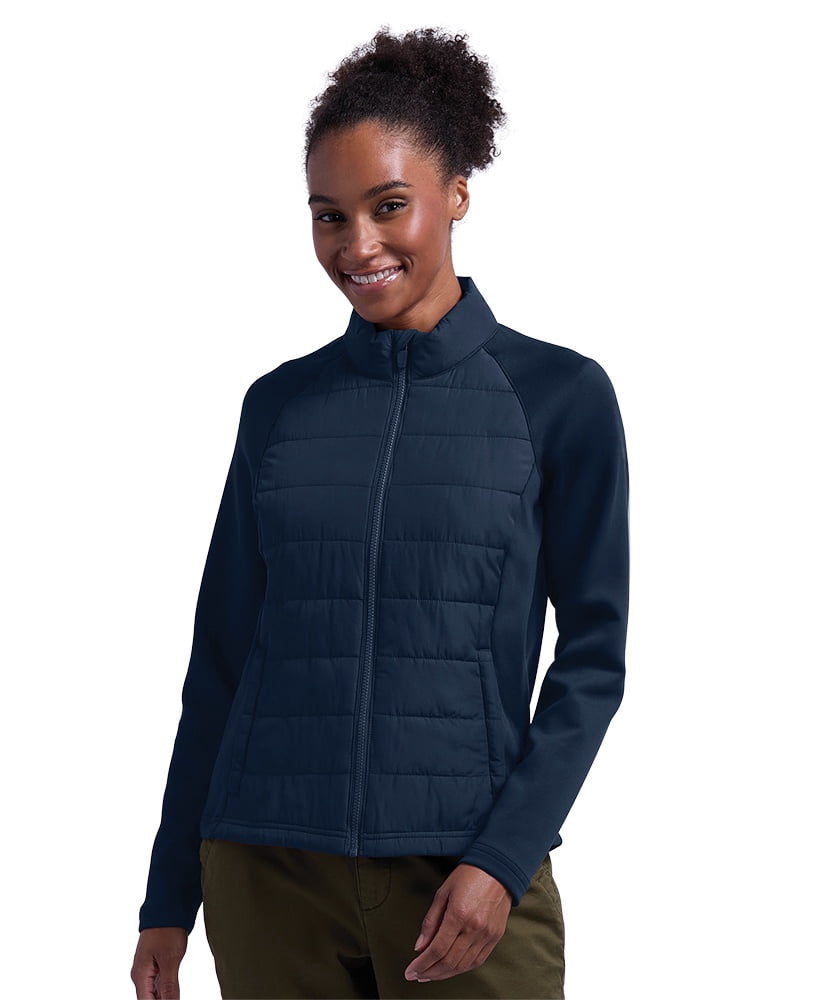 Charles River Apparel 5643 Women's Lotus Hybrid Puffer Jacket-Navy-XL ...