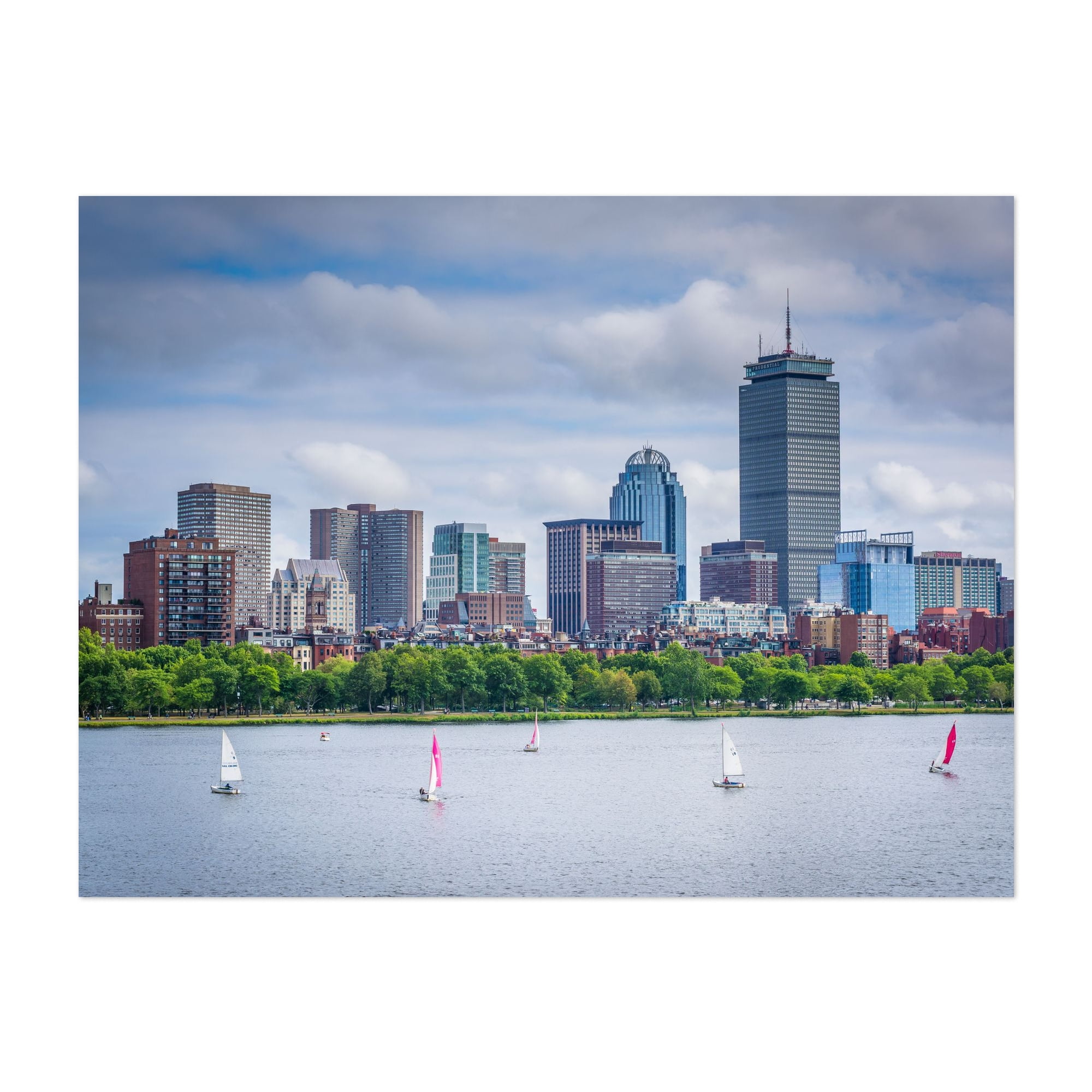 Charles River & The Boston Skyline - Boston Massachusetts Photography ...