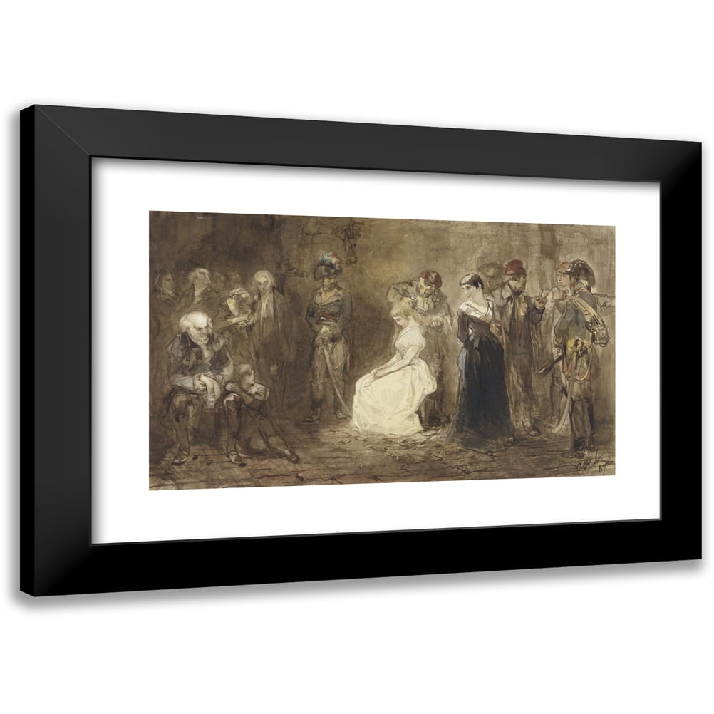 Charles Rochussen 18x12 Black Modern Framed Museum Art Print Titled ...