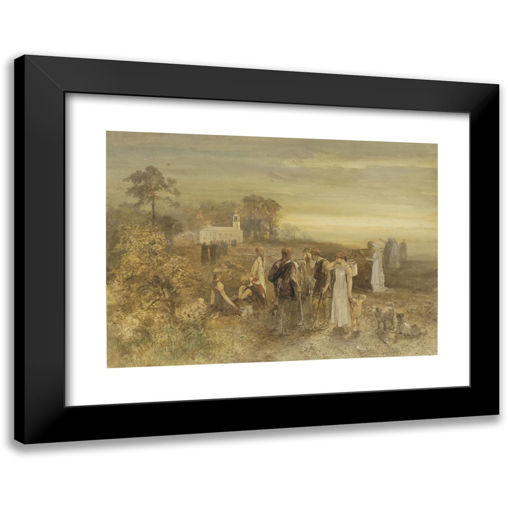 Charles Rochussen 18x14 Black Modern Framed Museum Art Print Titled ...