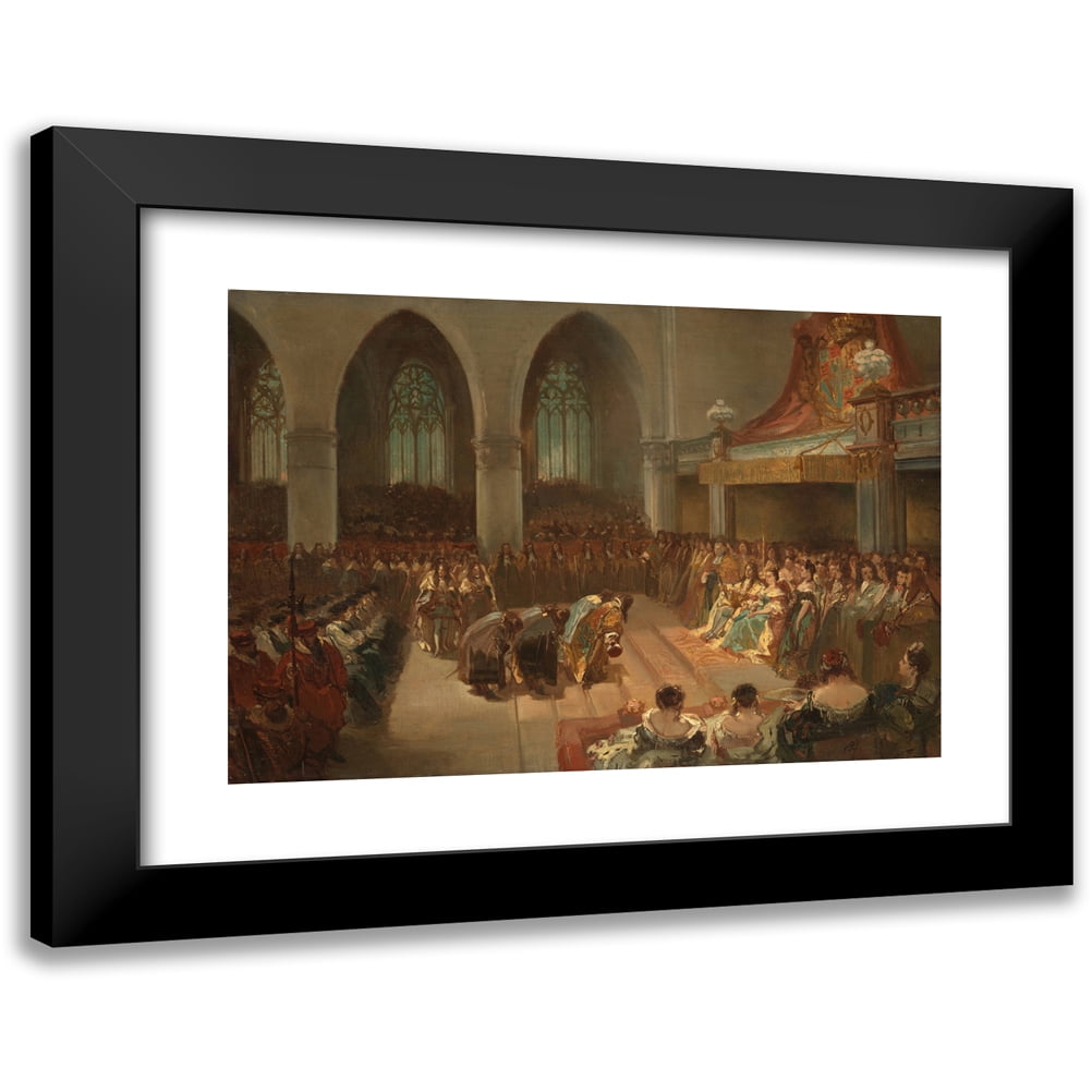 Charles Rochussen 24x18 Black Modern Framed Museum Art Print Titled ...