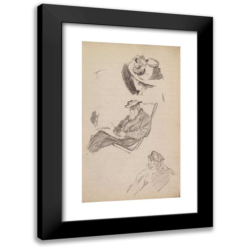 Charles Samuel Keene 16x24 Black Modern Framed Museum Art Print Titled ...