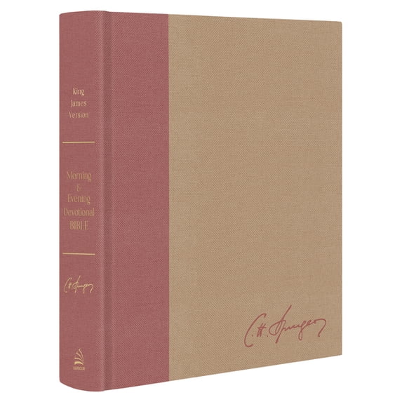 Charles Spurgeon's Morning & Evening Devotional Bible KJV [Rose Gold ...