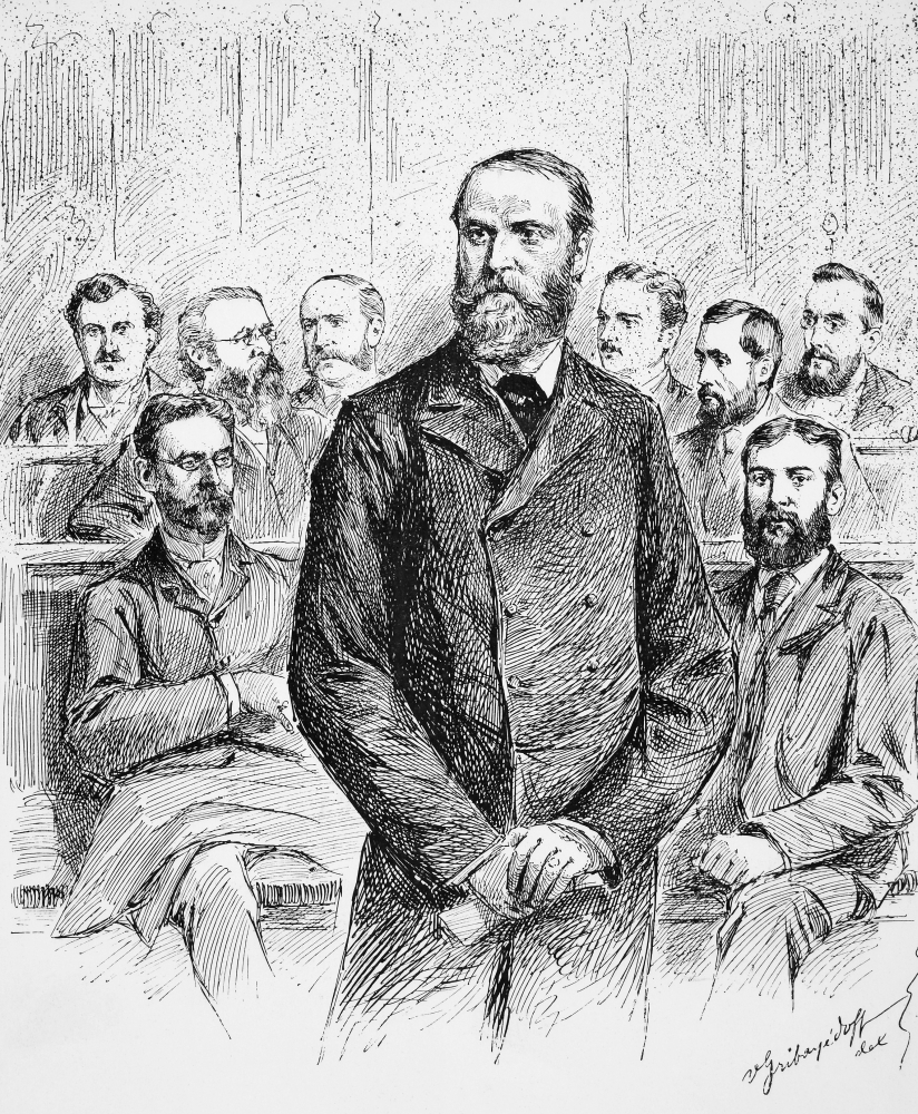 Charles Stuart Parnell N(1846-1891). Irish Nationalist Leader. Drawing ...