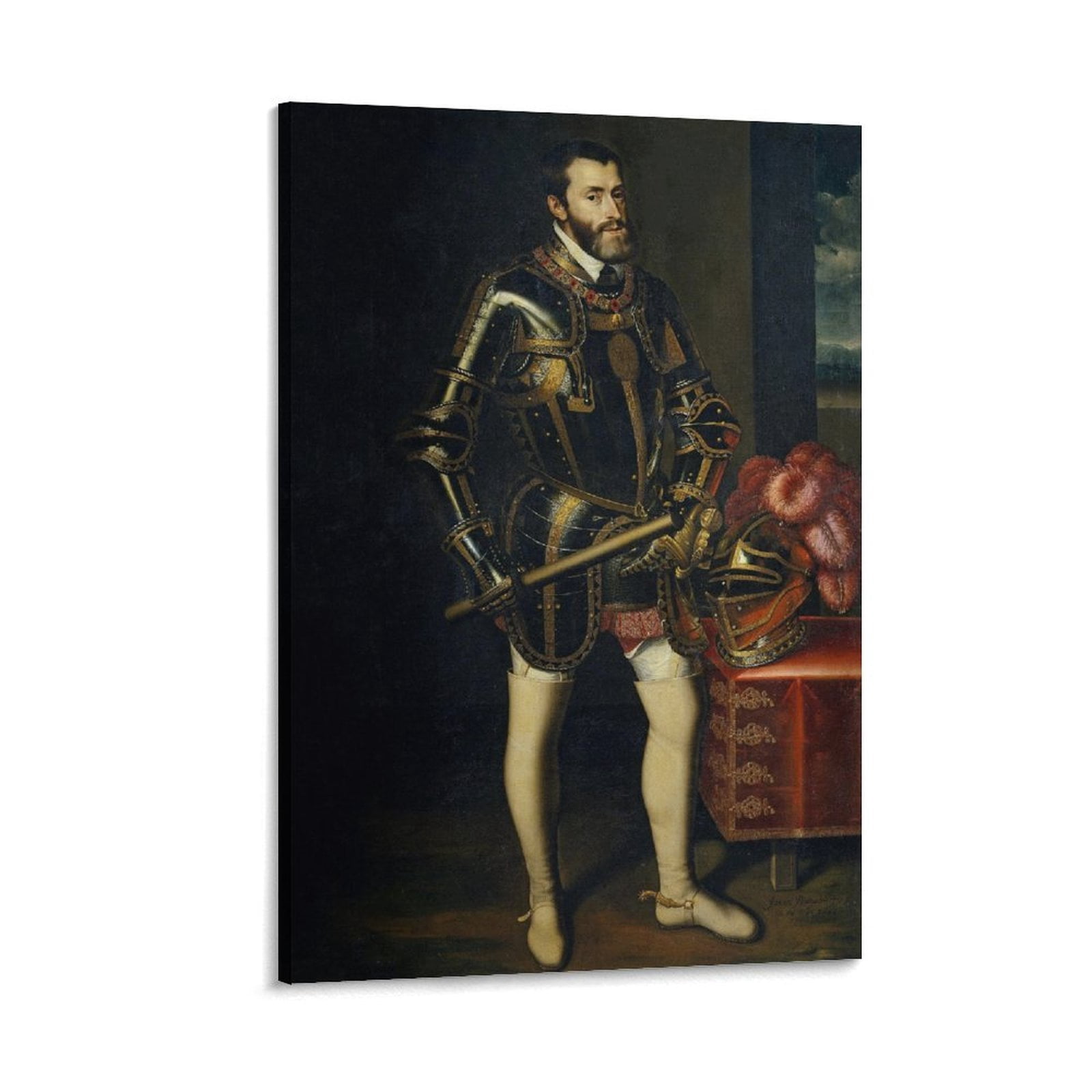 Charles V Portray Poster Wall Art Poster Scroll Canvas Painting Picture ...