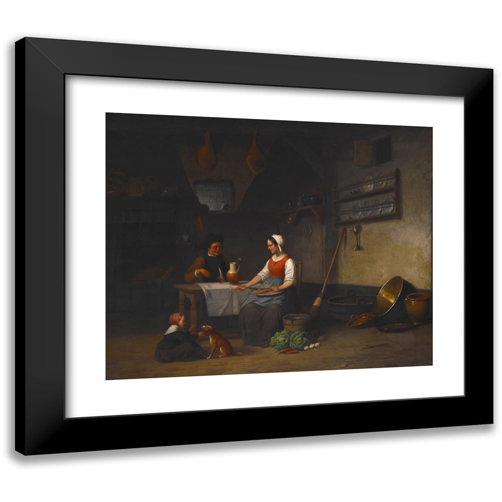 Charles Venneman 14x12 Black Modern Framed Museum Art Print Titled ...