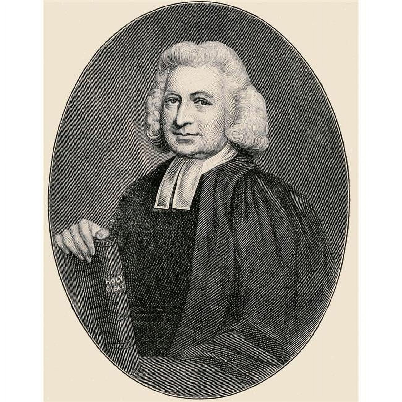 Charles Wesley 1707-1788. English Clergyman Poet & Hymn Writer Poster ...