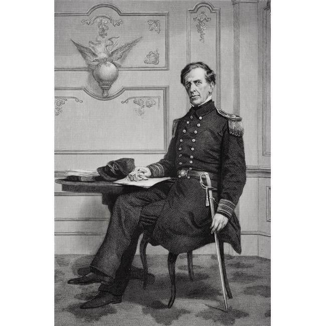 Charles Wilkes 1798 To 1877 American Naval Officer Who Explored Area of ...